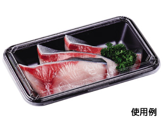 発泡トレー FLB-A12-30 W エコ黒【weeco】 エフピコ | テイクアウト容器の通販サイト【容器スタイル】